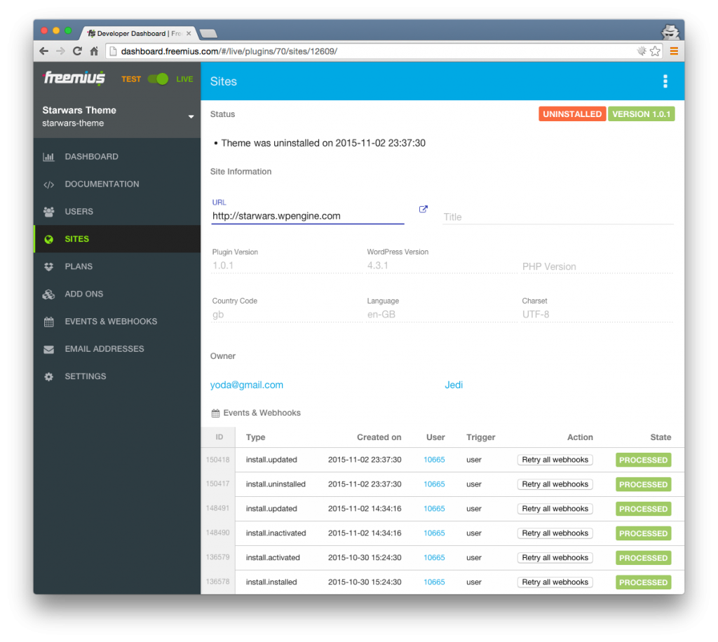 "Freemius Insights for WordPress Themes - Released!"
