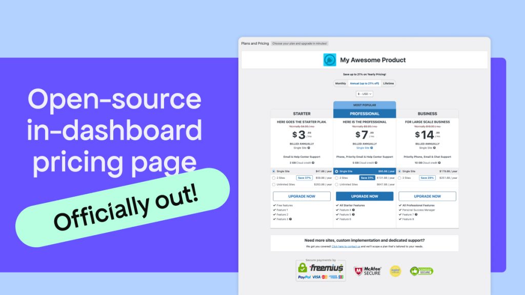 Freemius Release Notes - SaaS, Data Export, and SDK Updates