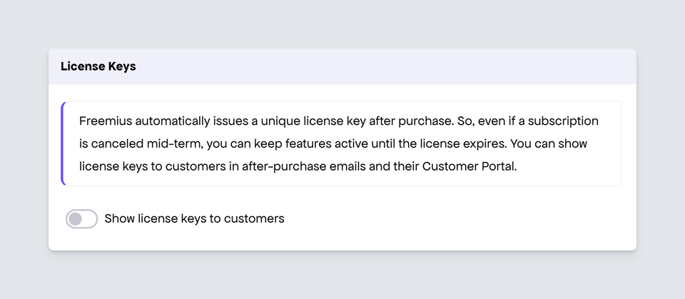 Integrating License Key Activation | Freemius Documentation