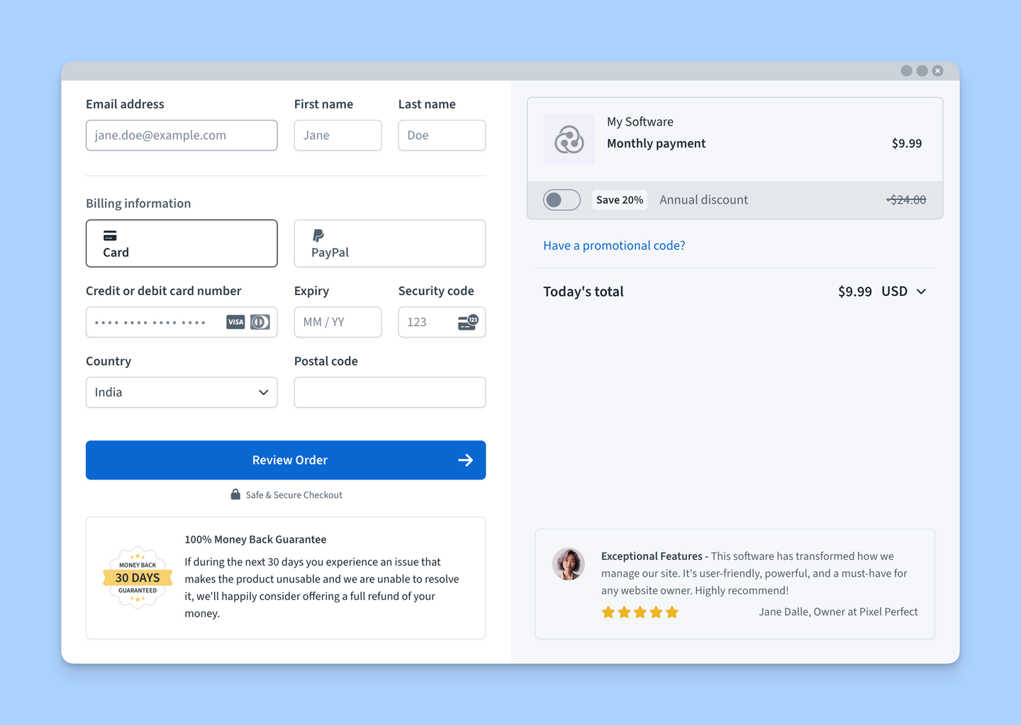 Checkout | Freemius Documentation